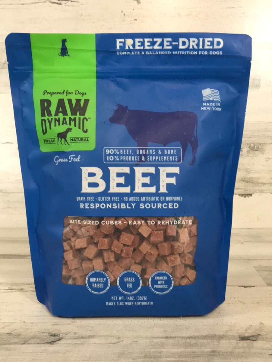 Raw Dynamic Freeze-Dried Beef 14oz