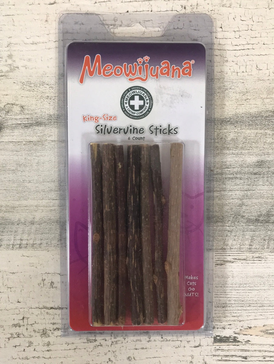 Meowijuana King Size Silvervine Sticks 6ct